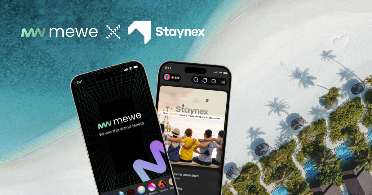 mewe and Staynex Partner to Explore Next Gen Travel Booking - mewe blog